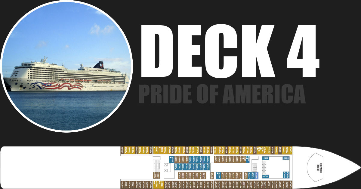 Pride of America - Deck Plans [Decks 4 - 14]